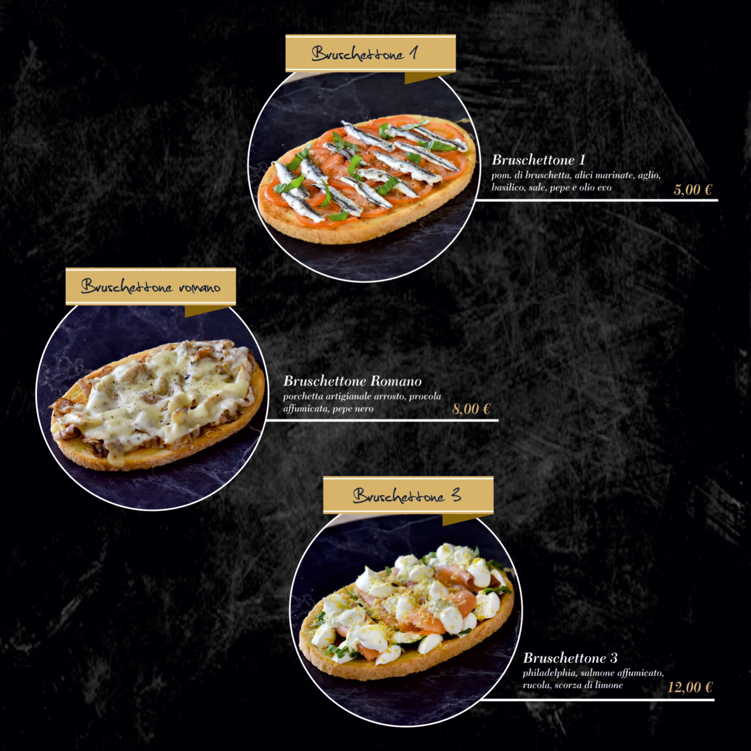 Menù - Caveau Food Experience