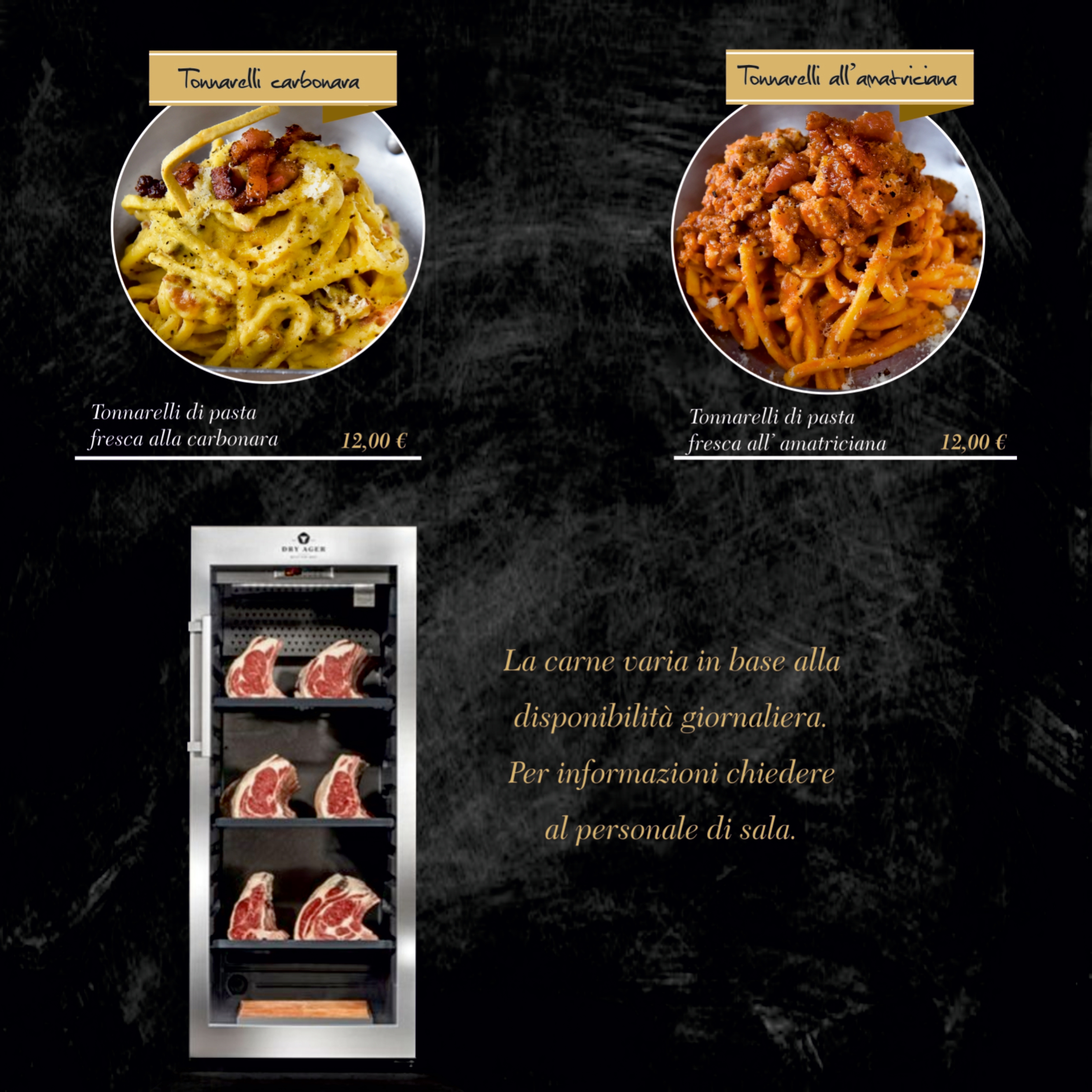 Menù - Caveau Food Experience